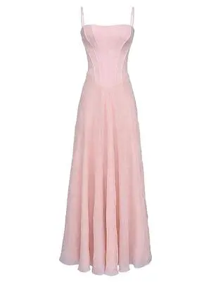 HOUSE OF CB Esme Floral-Pattern Chiffon Maxi Dress