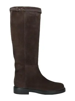 TOD'S Gomma Suede Knee-high Boots - Brown