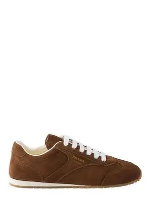 PRADA Logo Suede Trainers