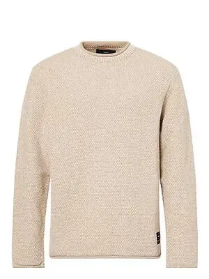 FINISTERRE Barents Long-sleeve Wool-blend Jumper - Oatmeal
