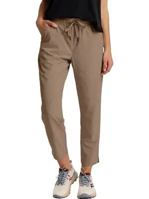 FREE FLY Breeze Drift Drawstring Crop Pants Fossil