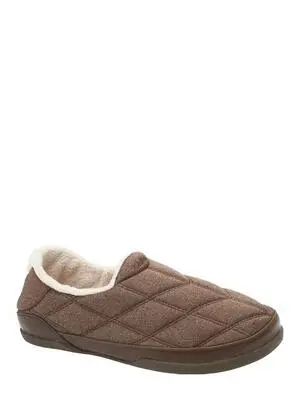 Olukai Puku'i Quilted Slippers - Toffee/toffee