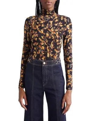 ULLA JOHNSON Aurelia Funnel Neck Top