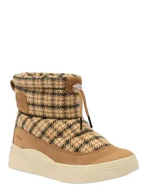 Sorel Out N About Iv Puffy Lace-up Waterproof Boots - Tawny Buff/night Shadow