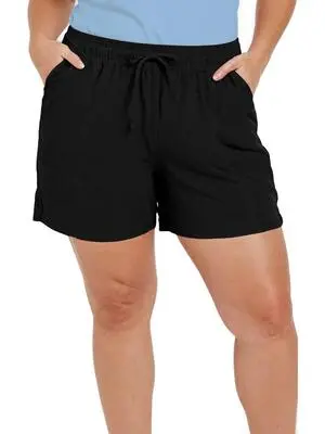 CALYPSA 4" Board Shorts Black