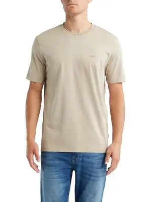 BOSS Thompson Heathered T-shirt - Dark Beige