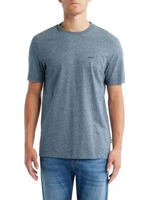 BOSS Thompson Heathered T-shirt Open Grey