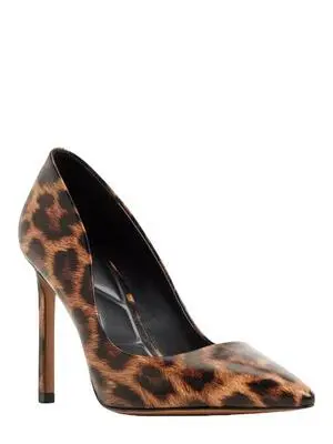 Aldo Lala Pointed-toe Pump - Black/gold Multi