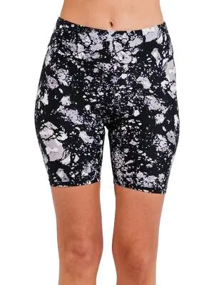 CALYPSA Mid-thigh Swim Shorts - Gray Getaway