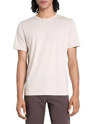 Theory Precise Cotton T-shirt Silver Stone