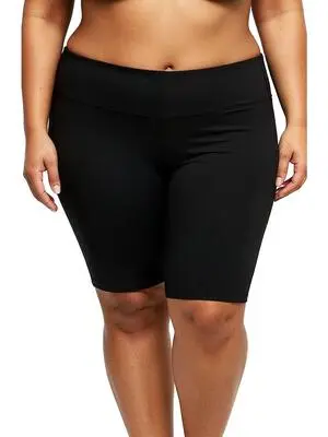 CALYPSA Long Bike Swim Shorts - Black