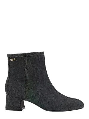 Karl Lagerfeld Bonnie Denim Boots - Blue
