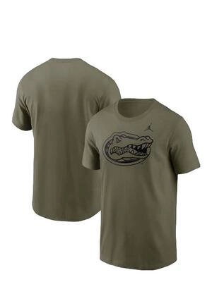 JORDAN BRAND Florida Gators Primetime Logo Performance T-shirt - Olive