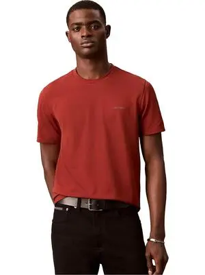 Calvin Klein Tech Pique T-shirt Fired Brick