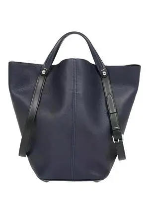 MAISON MARGIELA Leather Bucket Bag - Blue