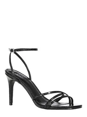 Aqua Crley Sandals Exclusive Black Snake