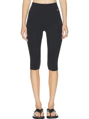 Nike High Waisted Capri Legging - Black