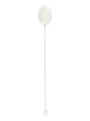 GOHAR WORLD Pearl Iced Tea Spoon - Silver Plated Copper