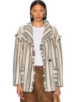 Isabel Marant Illisa Coat - Ecru