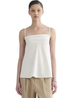 Everlane Flowy Gauze Cami Top Birch