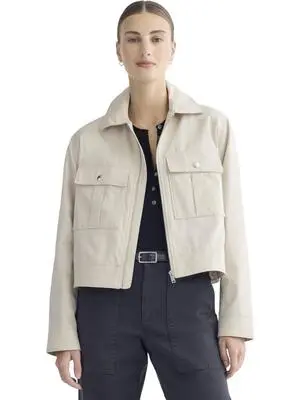 Everlane Cropped Utility Jacket - Peyote