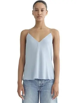 Everlane Tie Back Cami Top - Soft Blue