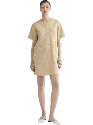 Everlane Safari Mini Dress - Classic Khaki