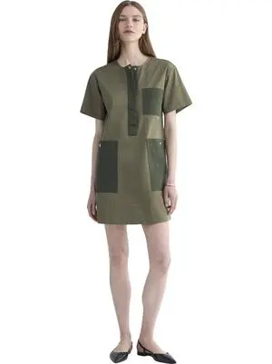 Everlane Safari Mini Dress - Kalamata/duffel Bag