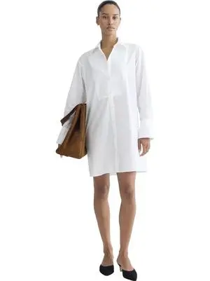 Everlane Mini Shirtdress - White