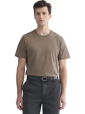 Everlane Midweight Tshirt Deep Taupe