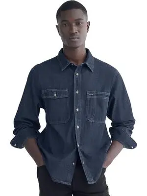 Everlane Denim Utility Shirt - Dark Indigo
