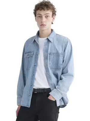 Everlane Denim Utility Shirt - Light Indigo
