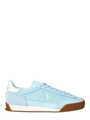 Polo Ralph Lauren Suede-panel Low-top Sneakers - Blue