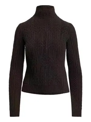 Ralph Lauren Pointelle-knit Cashmere Sweater - Brown