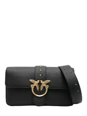 Pinko Studded Shoulder Bag - Black