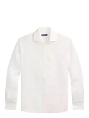 Ralph Lauren Purple Label Long-sleeve Button-up Shirt - White