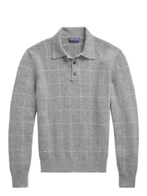 Ralph Lauren Purple Label Polo-neck Sweater - Grey
