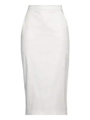 Max Mara Pencil Denim Skirt - Off White