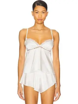 KAT THE LABEL Rae Camisole - Ivory