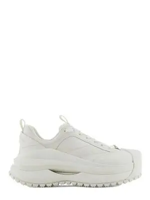 Emporio Armani Chunky Leather Sneakers - Red