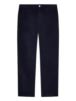 Giorgio Armani Regular-fit Five-pocket Trousers - Navy