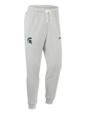 Nike Michigan State Sideline Dri-fit College Taper Pants - Grey