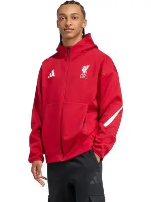 Adidas Liverpool Fc Z.n.e. Anthem Jacket - Strawberry Red