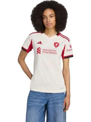 Adidas Liverpool Fc 25/26 Away Jersey - Wonder White