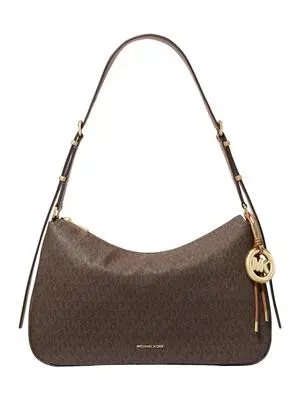 MICHAEL KORS MICHAEL Michael Kors Nolita Medium Signature Logo Shoulder Bag