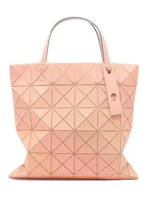Issey Miyake Geometric-pattern Tote Bag - Orange