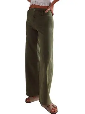 FREE PEOPLE Libre Front Yoke Wide Leg Jeans