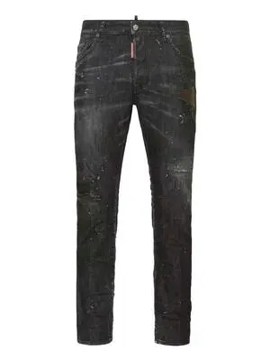 Dsquared2 Nirvana Wash Skater Jeans - Black