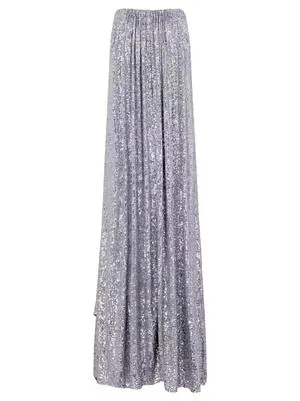 Rabanne Sequined High-low Dress - Silver