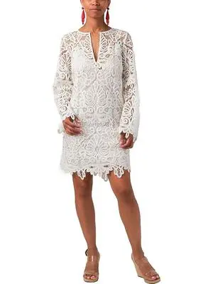 Calypso St. Barth Magnolia Dress - White